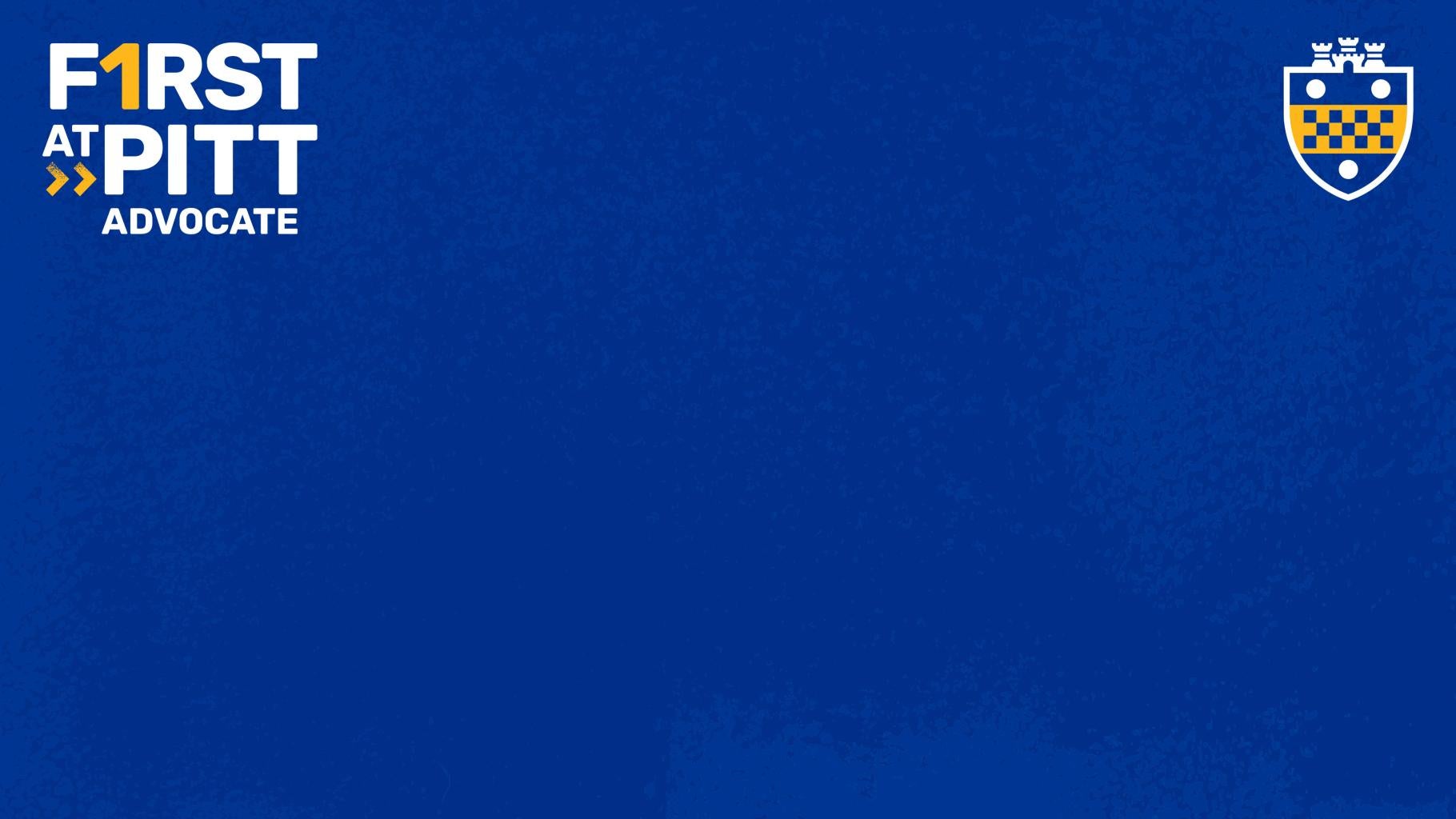 First at Pitt | Undergraduate Studies